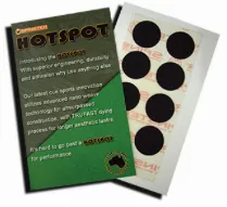 Hotspot Table Spots Sheet of 50 standard size - Billiards and Pool Tables