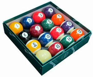 Kelly Pool Ball Set - Aramith Super - Billiards and Pool Tables